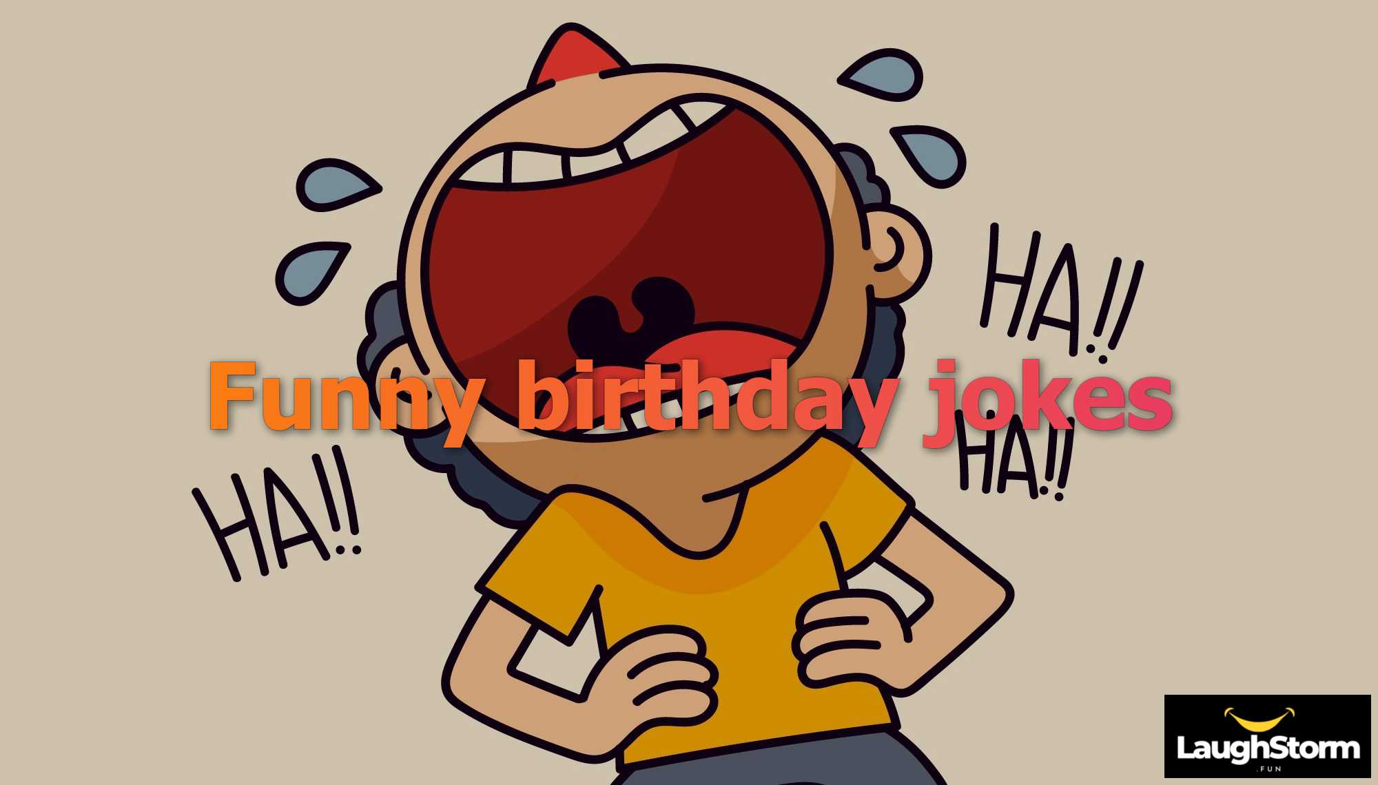 Funny birthday jokes - LaughStorm